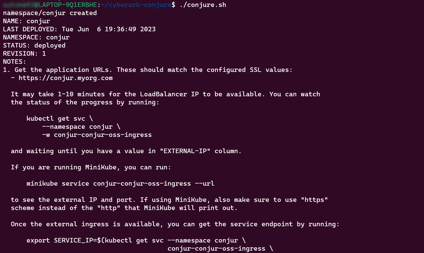 CyberArk Conjur Hardening